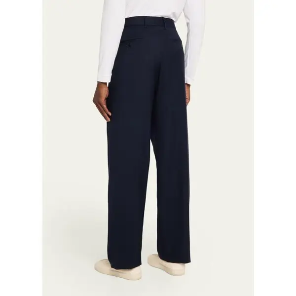 Giorgio Armani Cashmere Straight-leg Tailored Pants