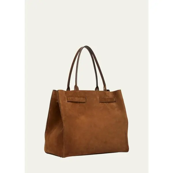 TOM FORD Audrey Large Tote Bag In Calfskin Suede
