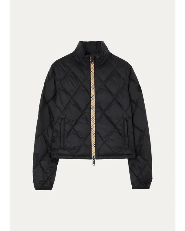 Burberry Bramford Quilted Zip Jacket