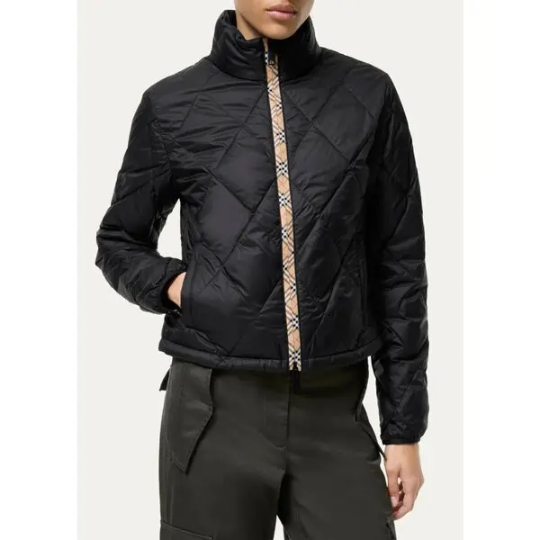 Burberry Bramford Quilted Zip Jacket