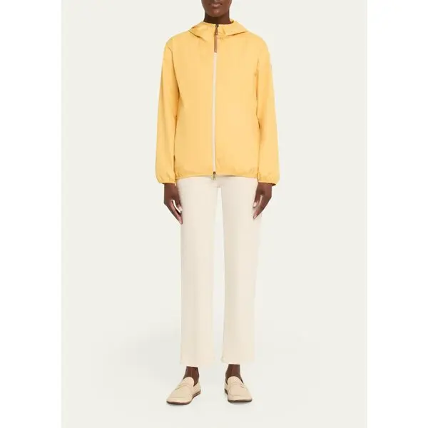 Moncler Fegeo Hooded Windbreaker Jacket - Pink