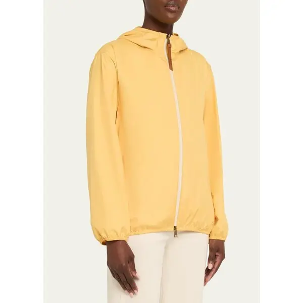 Moncler Fegeo Hooded Windbreaker Jacket - Pink