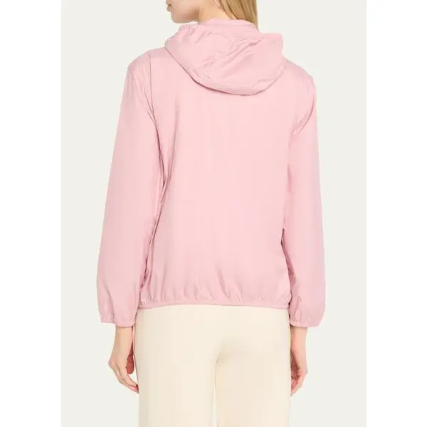 Moncler Fegeo Hooded Windbreaker Jacket - Pink