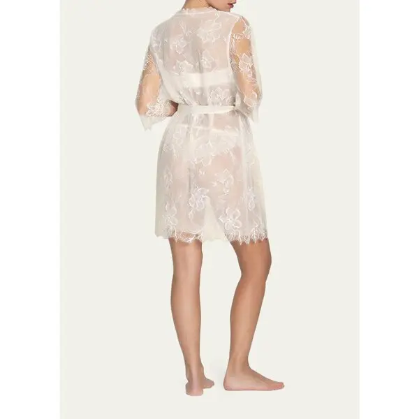 Lise Charmel Scalloped Floral Lace Robe