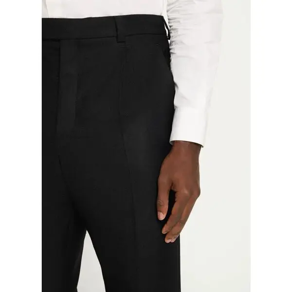 Saint Laurent Pleated Wool Trousers