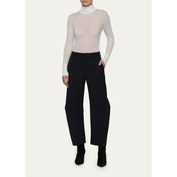 L'Agence Colby Barrel-leg Trousers