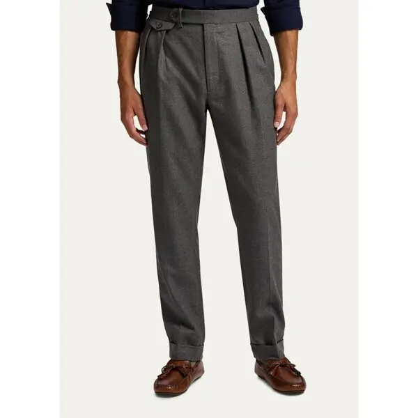 Ralph Lauren Purple Label Worsted Wool Flannel Trousers
