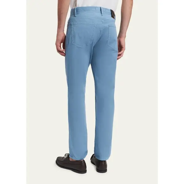Brioni Cotton Stretch 5-pocket Pants - Nile/nile