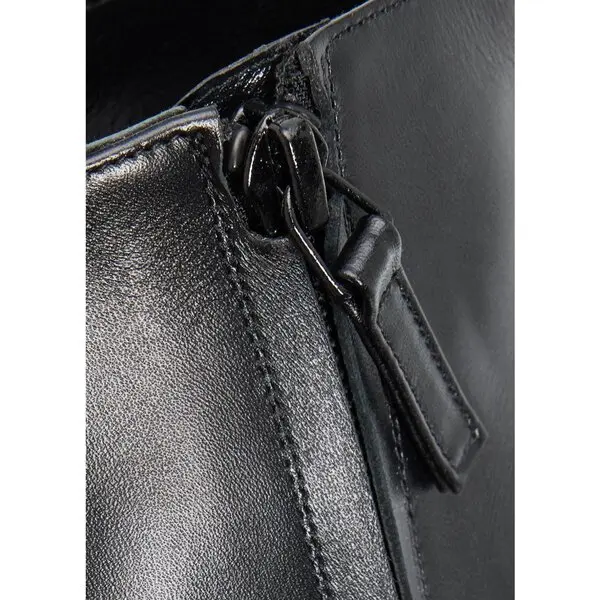 Proenza Schouler Trap Flat Leather Ankle Boots