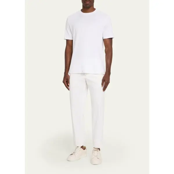 Brioni Sea Island Cotton Crewneck T-shirt - Royal