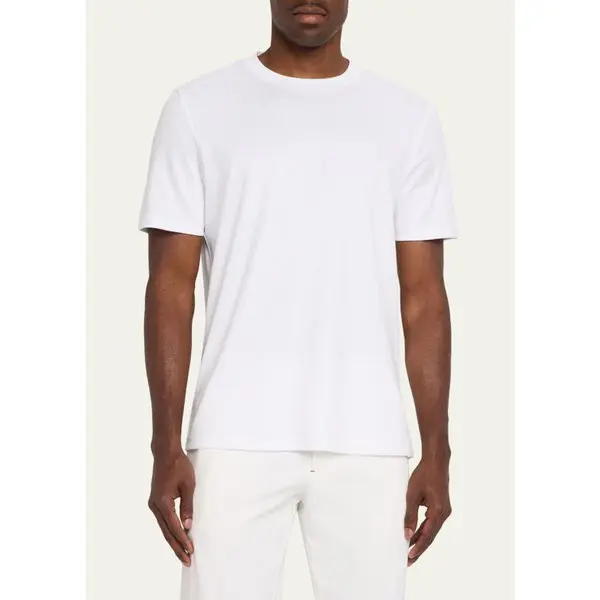 Brioni Sea Island Cotton Crewneck T-shirt - Royal