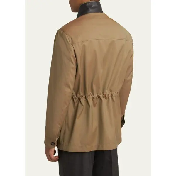 Brioni Wool-blend Sahariana Jacket