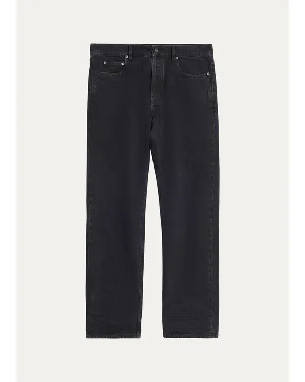 Saint Laurent Relaxed Straight-leg Denim Jeans