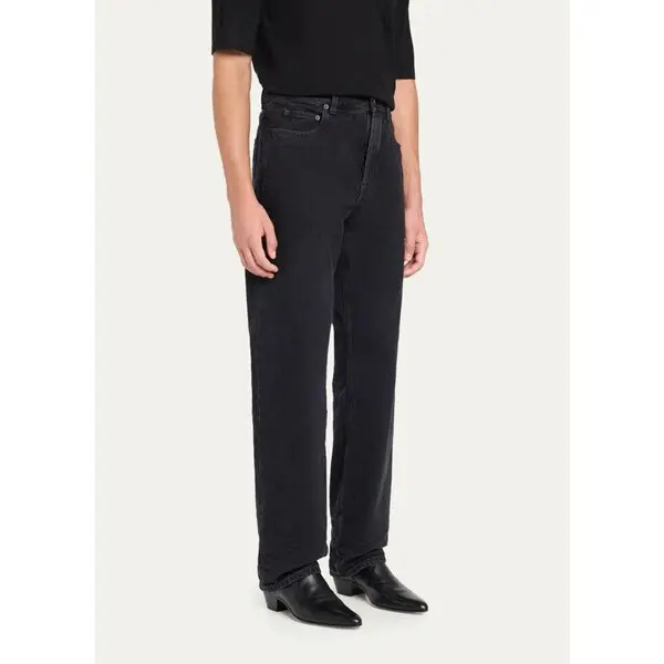 Saint Laurent Relaxed Straight-leg Denim Jeans