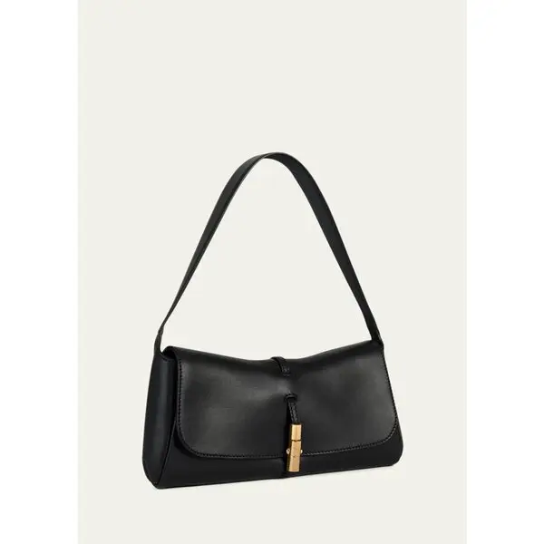 Balmain Metropolis Leather Shoulder Bag