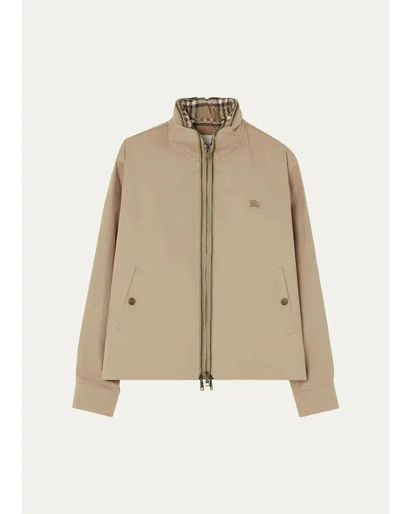 Burberry Cotton Twill Jacket With Gilet