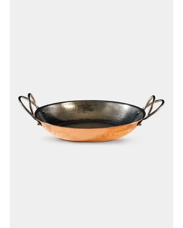 SERTODO COPPER Paella Pan, 8"dia