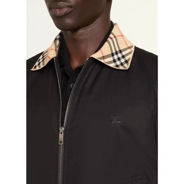 Burberry Glenfields Nylon Check-collar Blouson