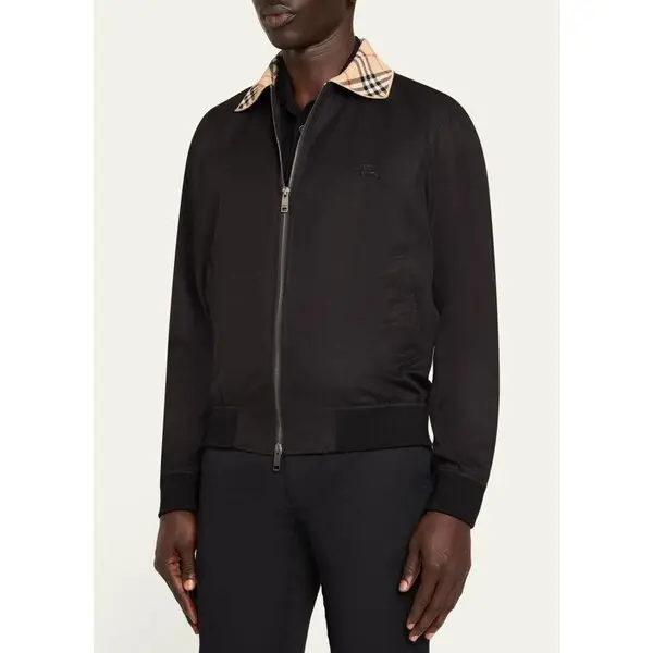 Burberry Glenfields Nylon Check-collar Blouson