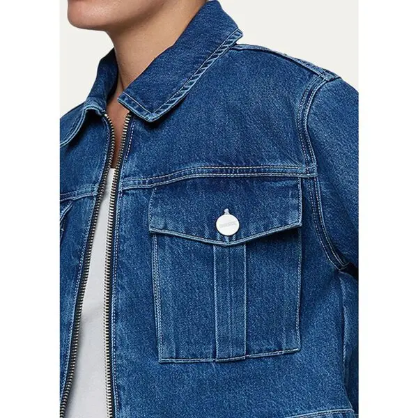 L'Agence Micah Oversized Denim Jacket