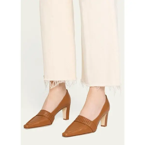 Manolo Blahnik 85mm Mindita Leather Pumps