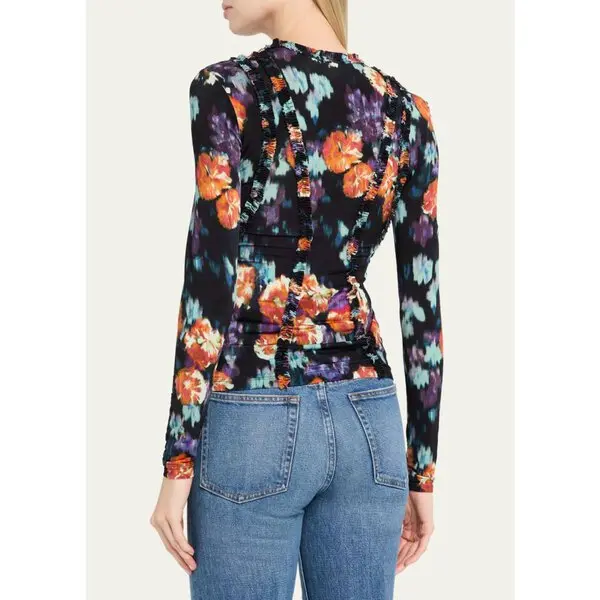Ulla Johnson Clover Long-sleeve Jersey Top