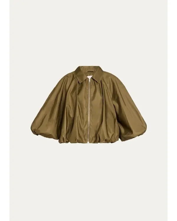 Cinq À Sept Paulina Balloon Bubble-hem Jacket