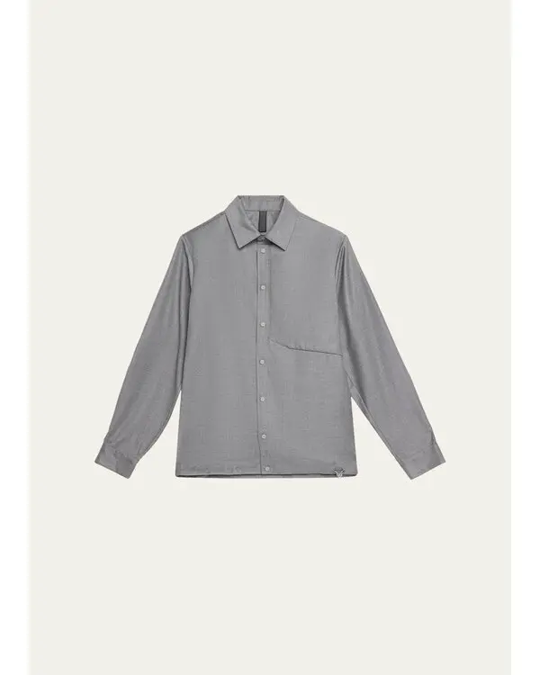 Sease New Gate Invisible-zip Snap-front Shirt