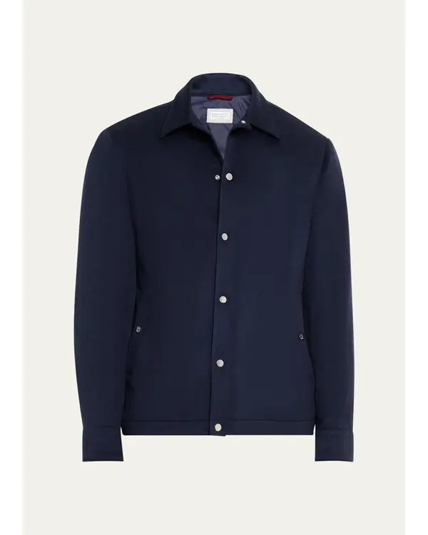 Brunello Cucinelli Cashmere Flannel Jacket