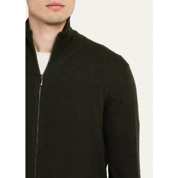Massimo Alba Noel Wool And Cotton Full-zip Sweater