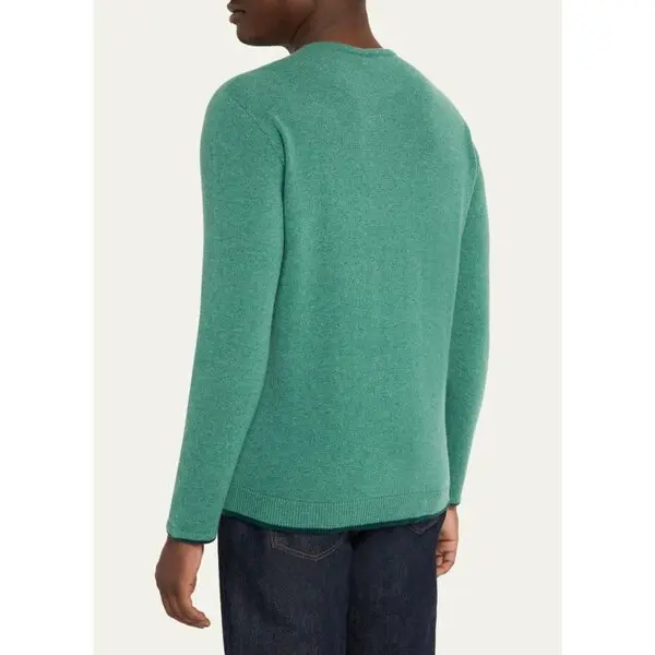 Sease Shore 2.0 Cashmere Crewneck Sweater - Denim Blue