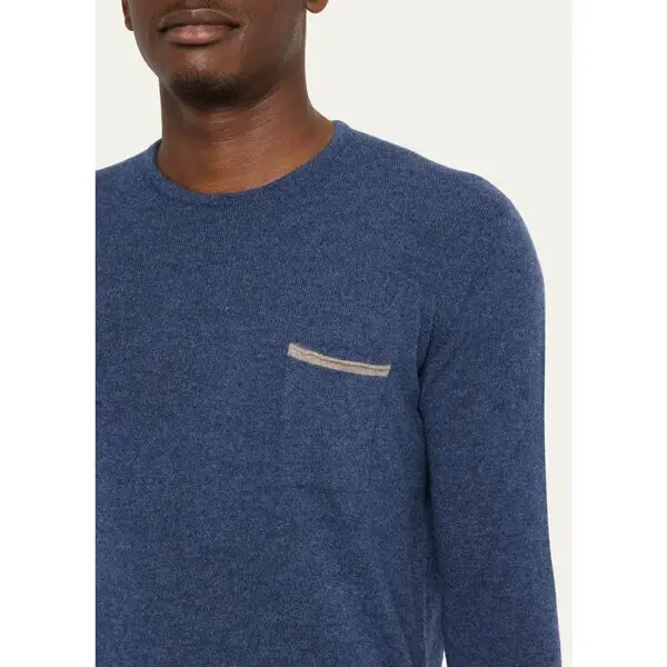 Sease Shore 2.0 Cashmere Crewneck Sweater - Denim Blue