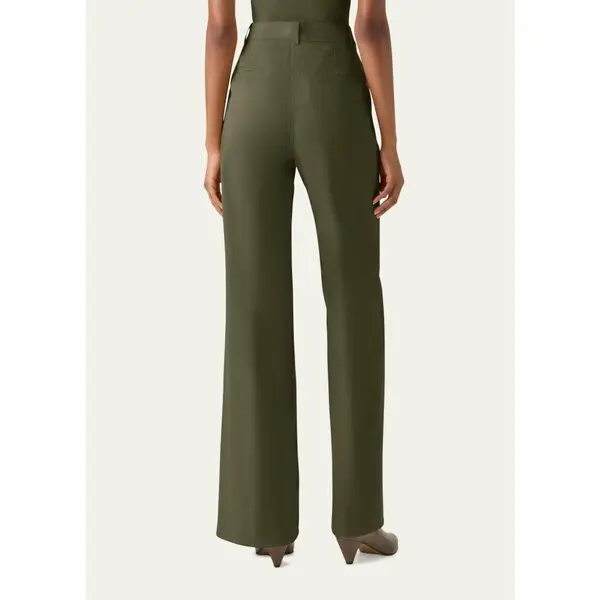 Akris Celia Denim Bootcut-leg Pants