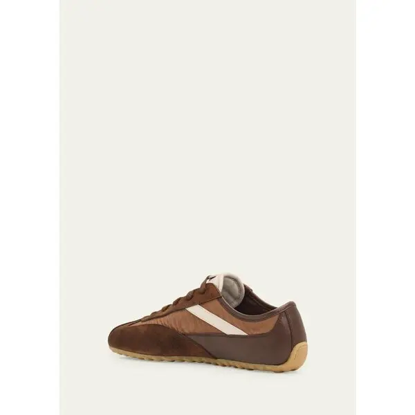 Alexander McQueen Boxe Mixed Media Low-top Sneakers
