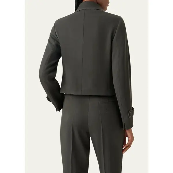 Akris Button-down Wool Jacket