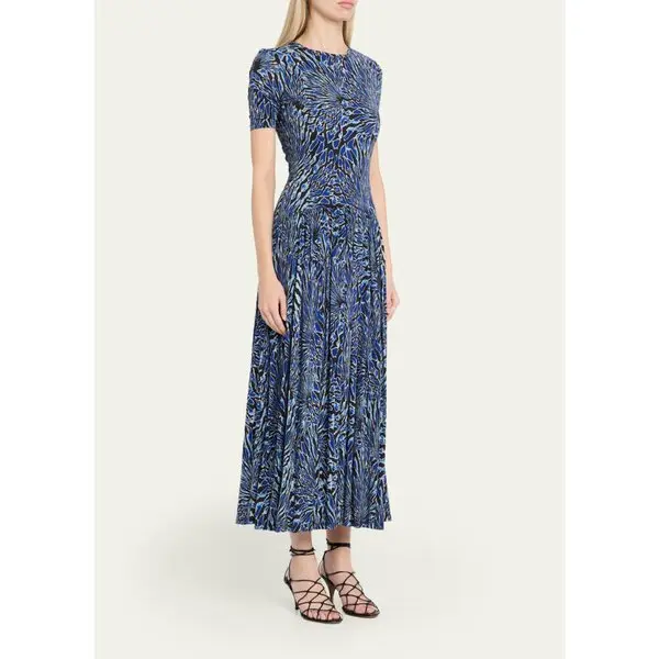 Ulla Johnson Sabine Short-sleeve Jersey Maxi Dress