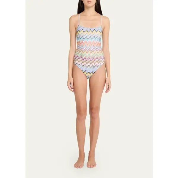 Missoni Zigzag One-piece Swimsuit