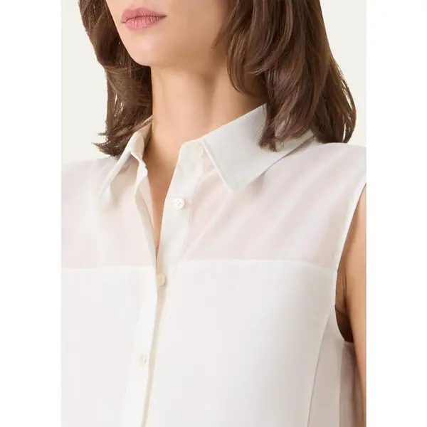 Akris Cotton Voile Button-down Fitted Shirt