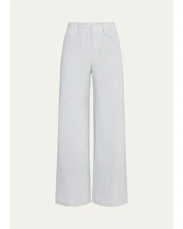 FRAME The Stripe Modernist Pocket Trousers