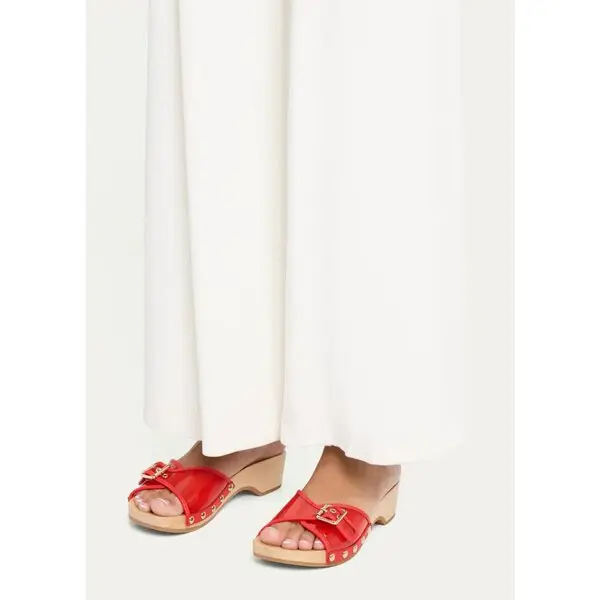 LOEFFLER RANDALL 40mm Paulie Studded Leather Clogs
