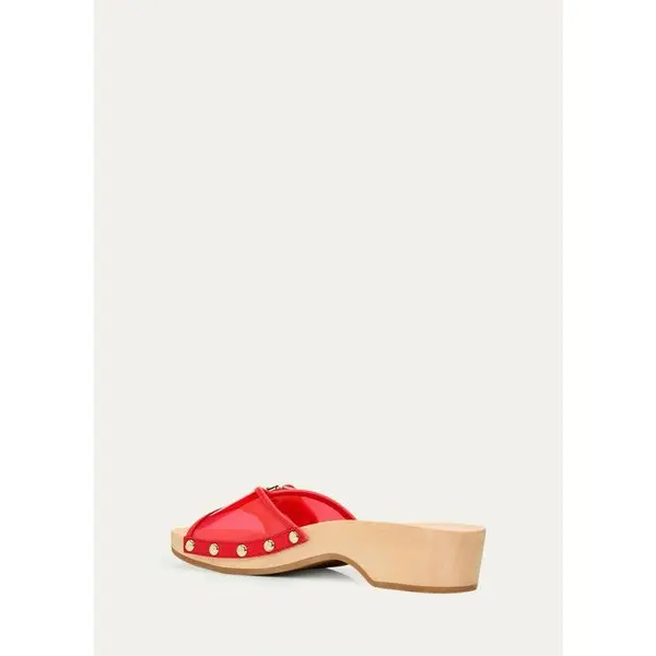 LOEFFLER RANDALL 40mm Paulie Studded Leather Clogs