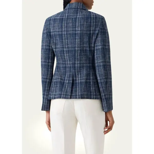 Akris Delia Buttoned Tweed Jacket