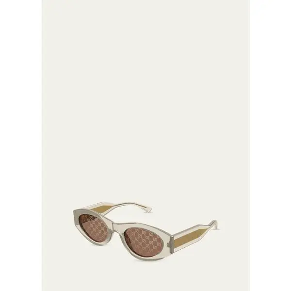 Gucci Gg 52mm Cat-eye Sunglasses - Yellow
