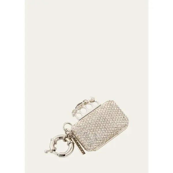 Alexander McQueen Crystal-encrusted Knuckle Clutch Bag Charm