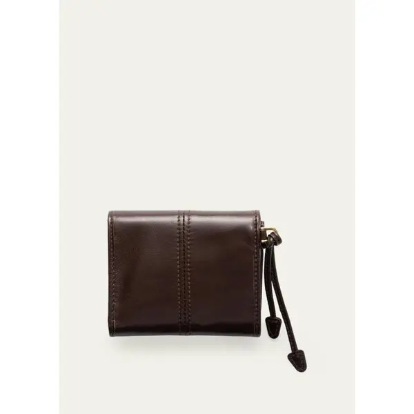 Prada Small Trifold Leather Wallet