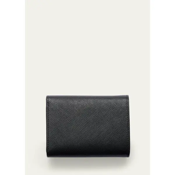 Prada Small Saffiano Leather Trifold Wallet