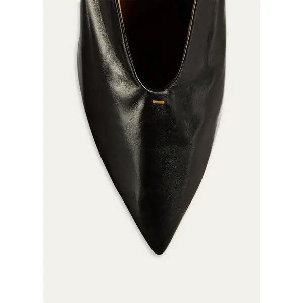 Khaite 85mm Miriam Leather Pumps - Black