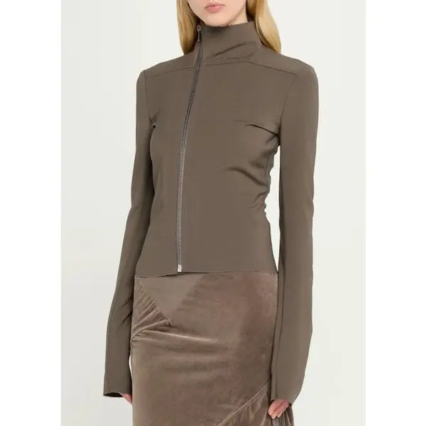 Rick Owens Gary Fitted Stretch Wool Jacket