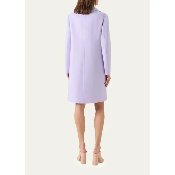 Akris Bera Cashmere-silk Knee-length Coat