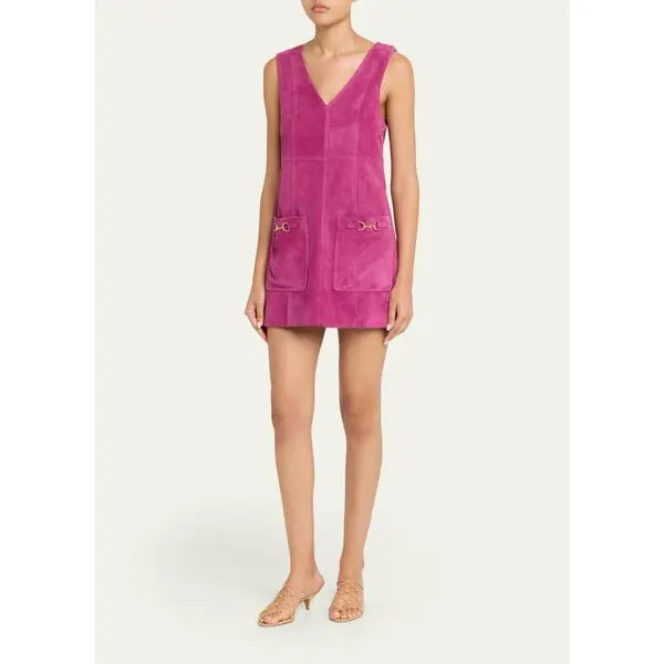 Ulla Johnson Sloane Suede Mini Dress